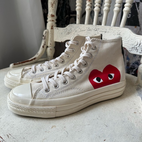 Converse | Shoes | Converse Play Comme Des Garons High Top Sneakers ...